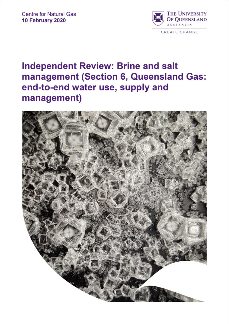 Reports released on CSG brine management - Coexistence Queensland